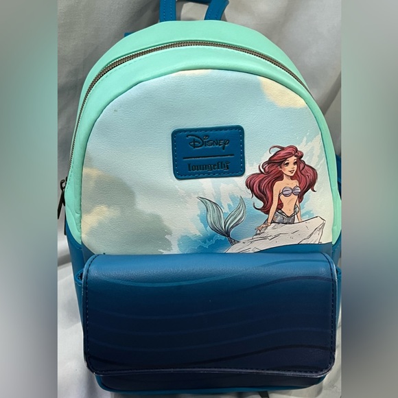 Loungefly | Bags | Loungeflydisneys The Little Mermaid Sketch Mermaid ...